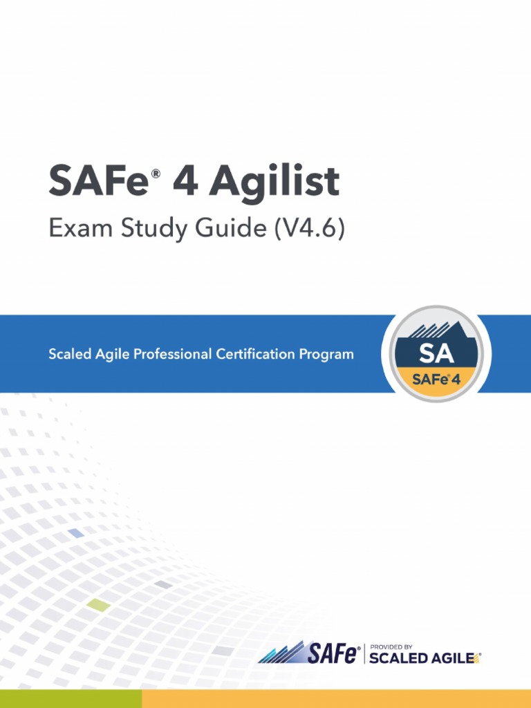 SAFe 4 Agilist Exam Study Guide (4.6) | PDF | Agile Software ...