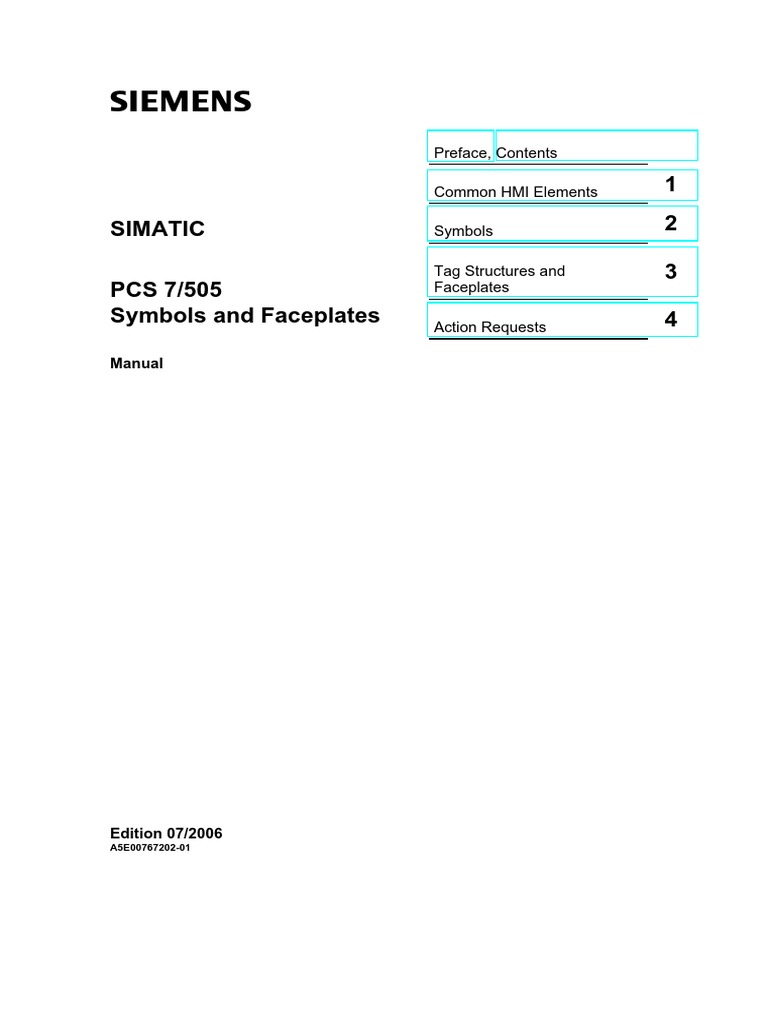 PCS 7 505 Faceplates and Symbols PDF | PDF | Tag (Metadata) | Personal ...