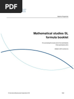 Formula Booklet AI 2024 | PDF | Area | Elementary Geometry