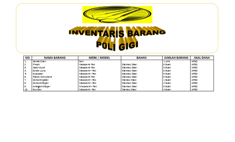 Inventaris Barang | PDF