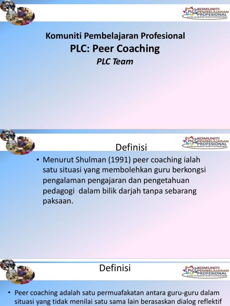 2 PLC Peer Coaching | PDF