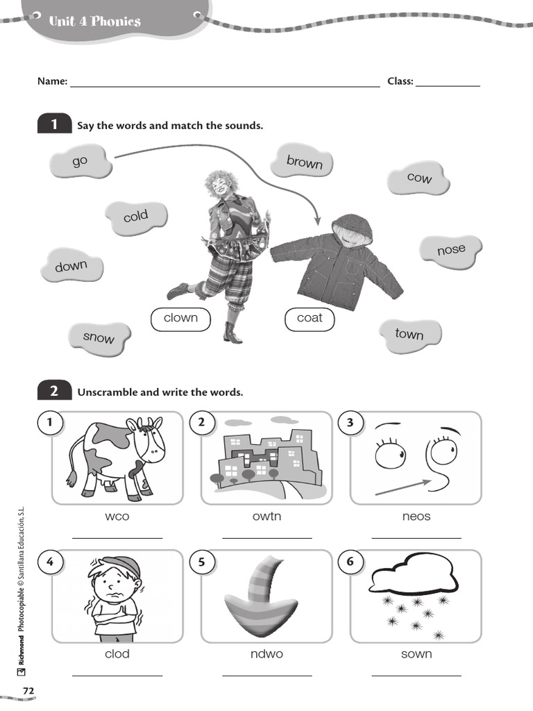 Wonder 2 Unit 4 Phonics | PDF