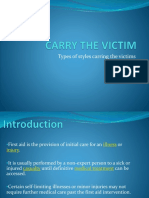 Emergency Carry Techniques Overview | PDF | Firefighter