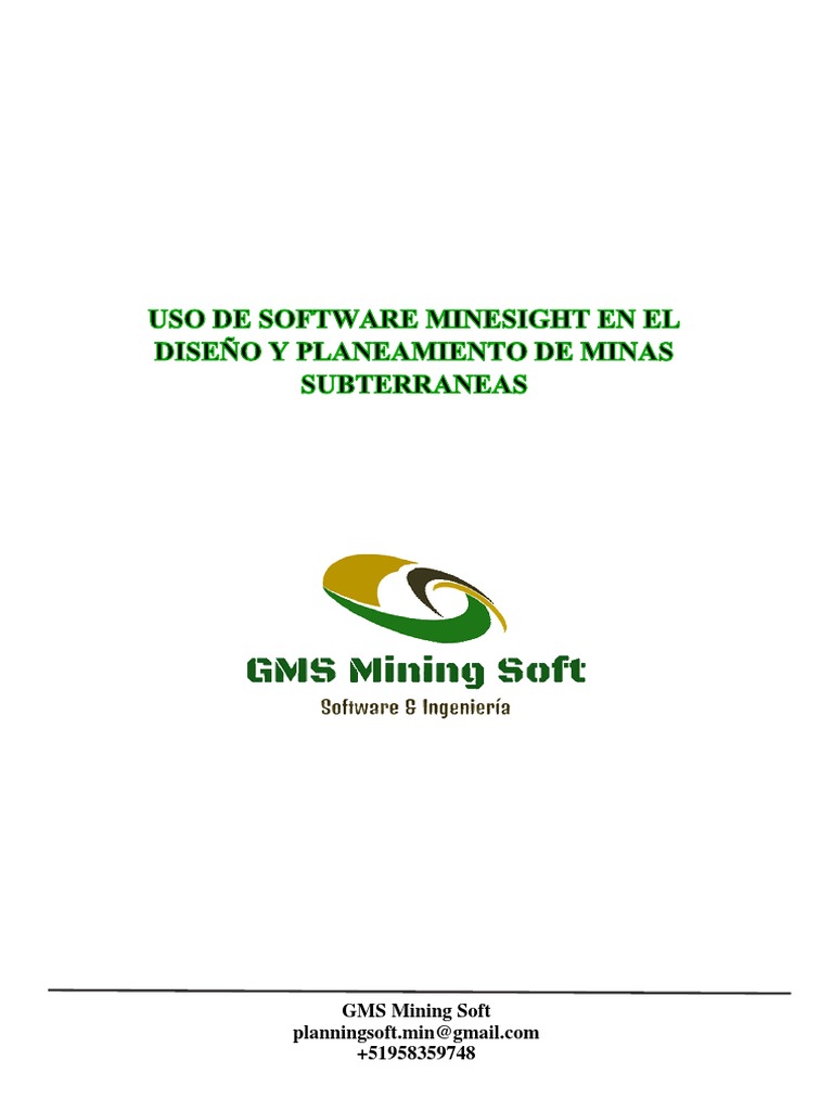 Uso de Minesight en Planeamiento Minero | PDF | Informática ...