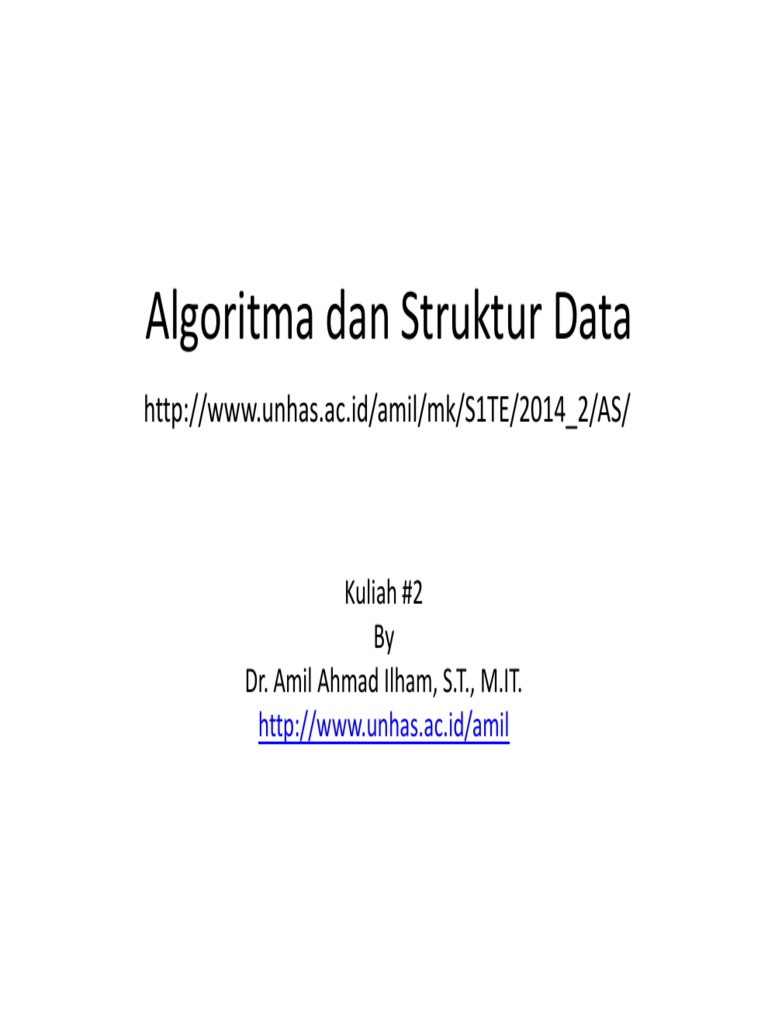Algoritma & Struktur Data | PDF | Algorithms | Programming Language