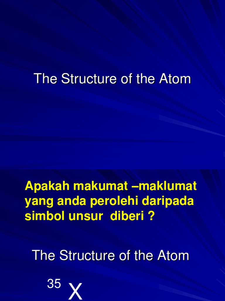 The Structure of The Atom | PDF | Rust | Mole (Unit)