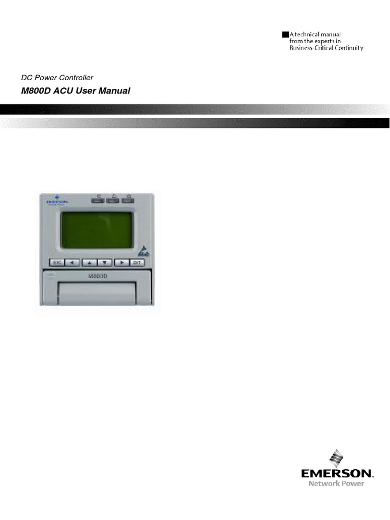 ACU User Manual V1.3 | PDF | Programmable Logic Controller | Menu ...