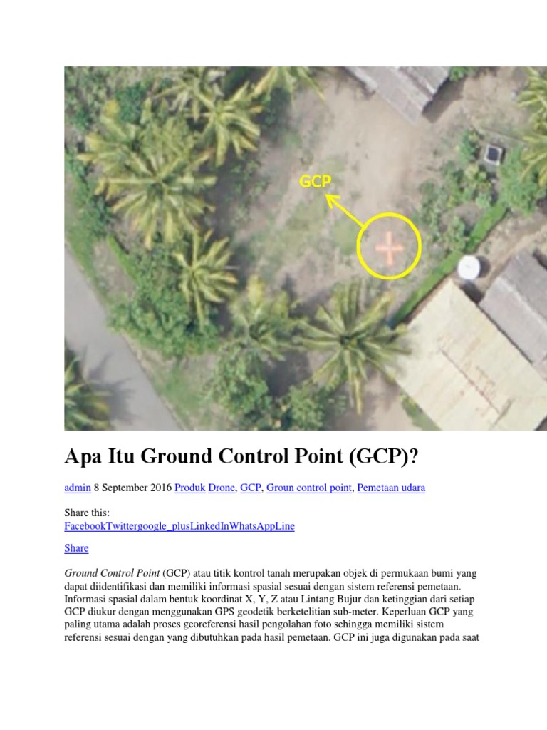 Apa Itu Ground Control Point | PDF
