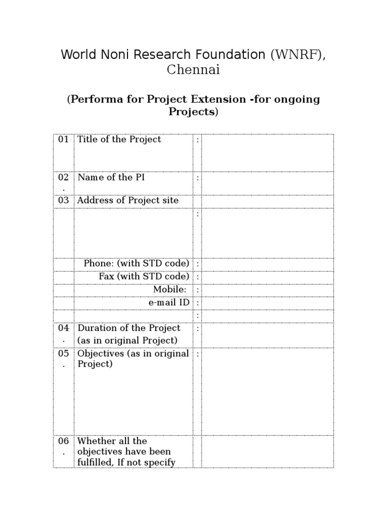 Project Extension Request Form | PDF | Telecommunications | Computing