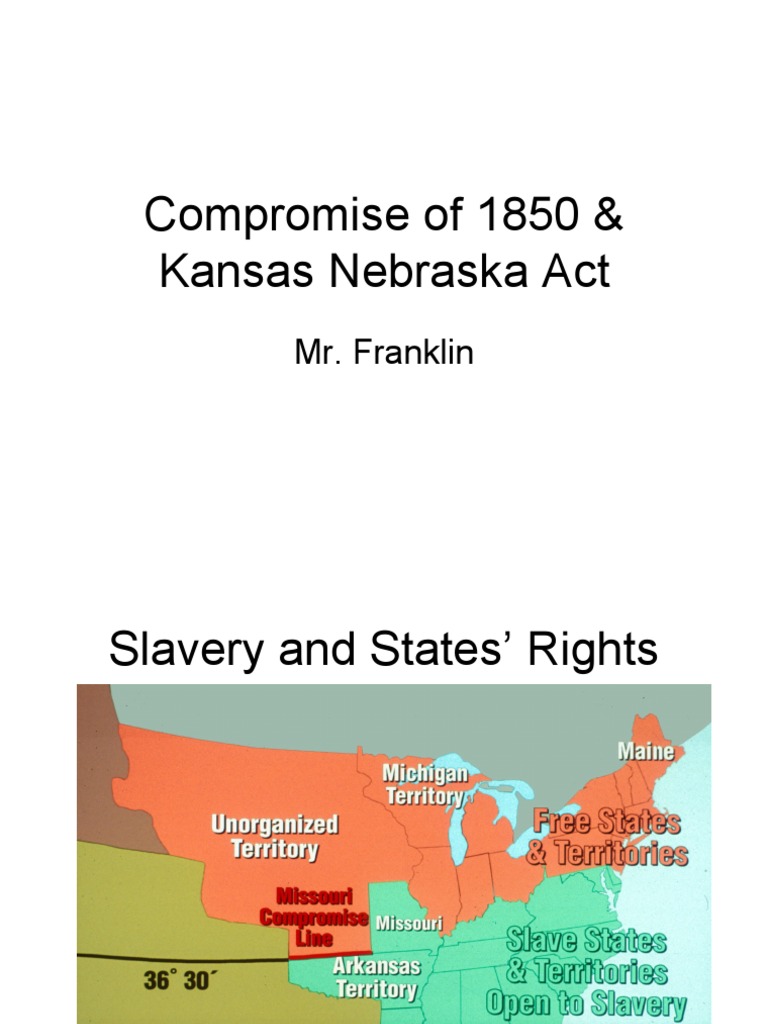 Overview of the Compromise of 1850 | PDF