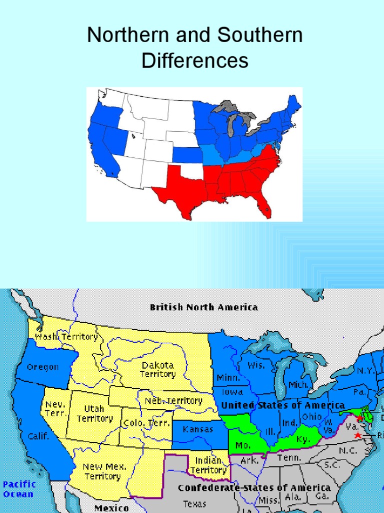 Northern and Southern Differences