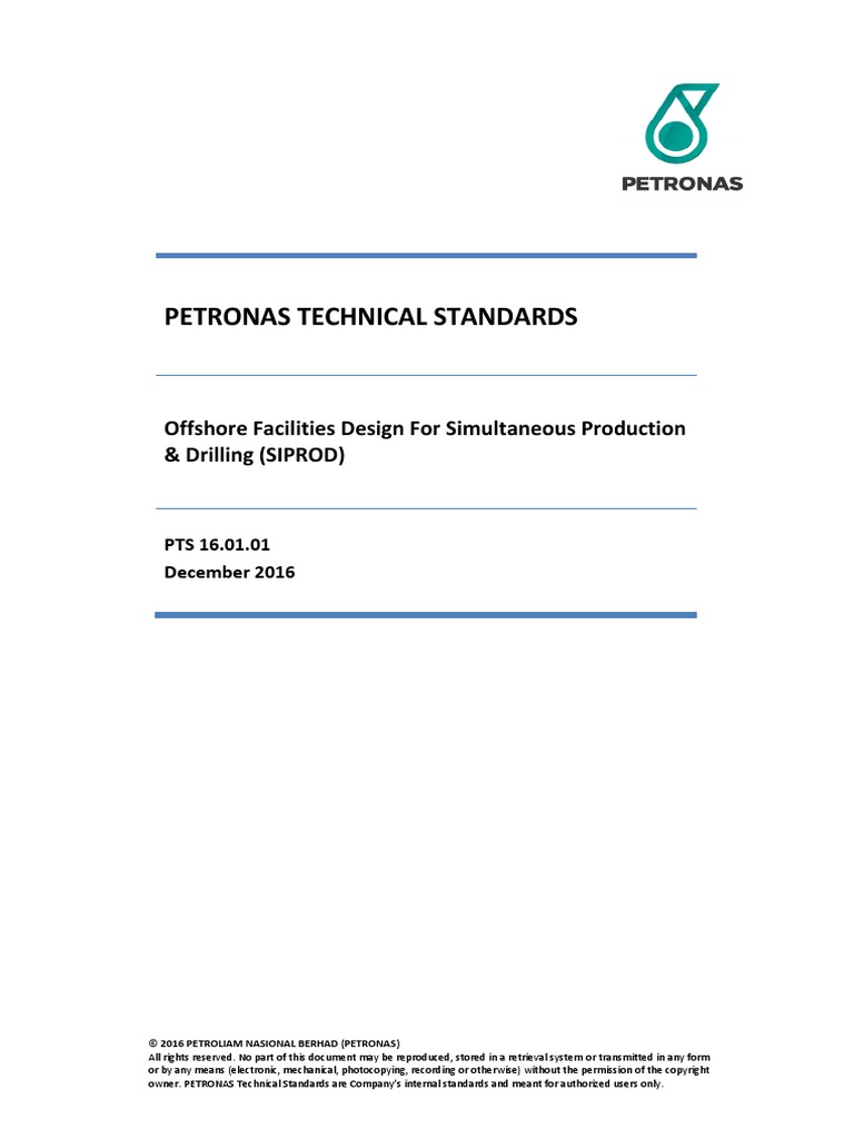 Petronas Technical Standards: Offshore Facilities Design For ...