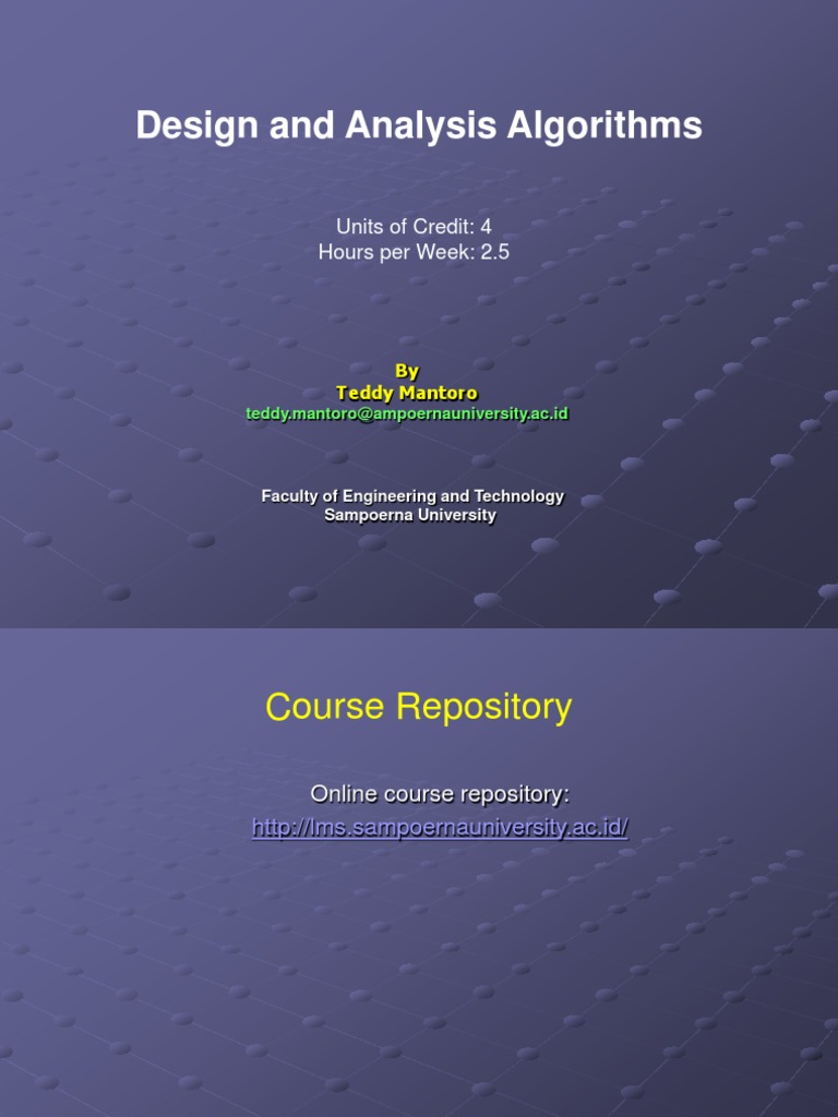 Module00 Intro2Algo PDF | PDF | Computability Theory | Algorithms