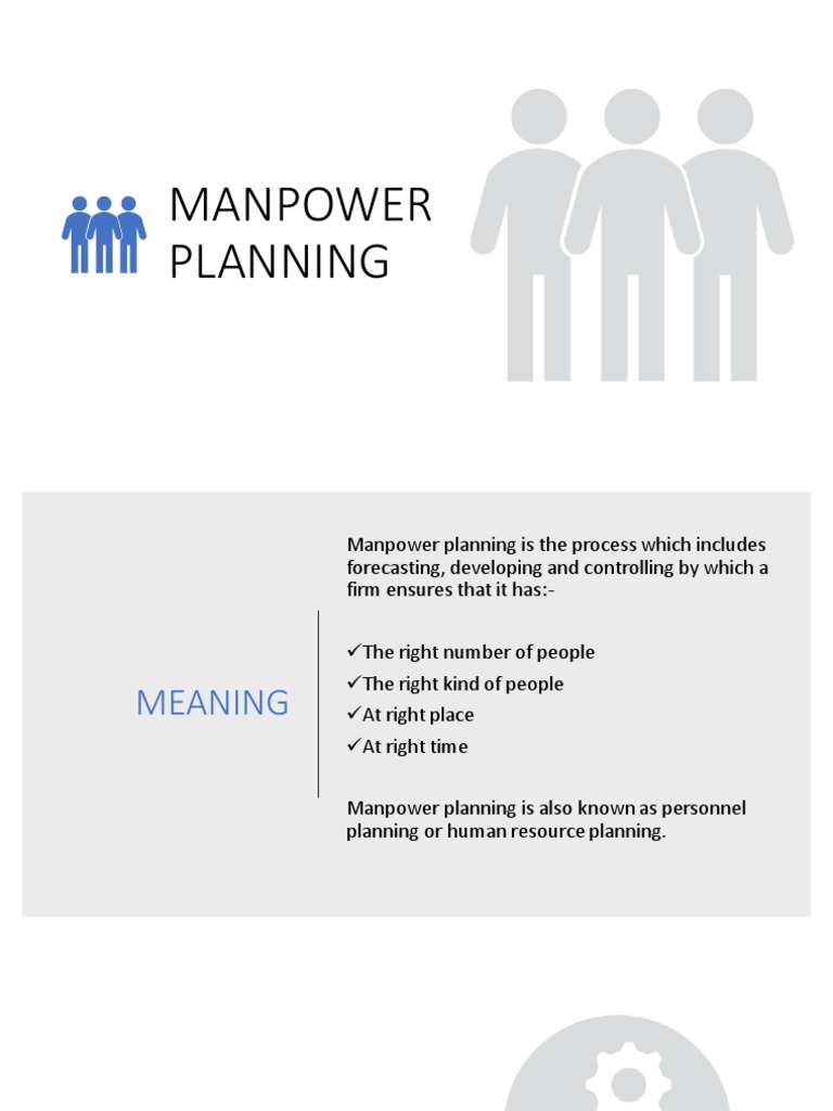 Manpower Planning 1 | PDF | Human Resources | Resource