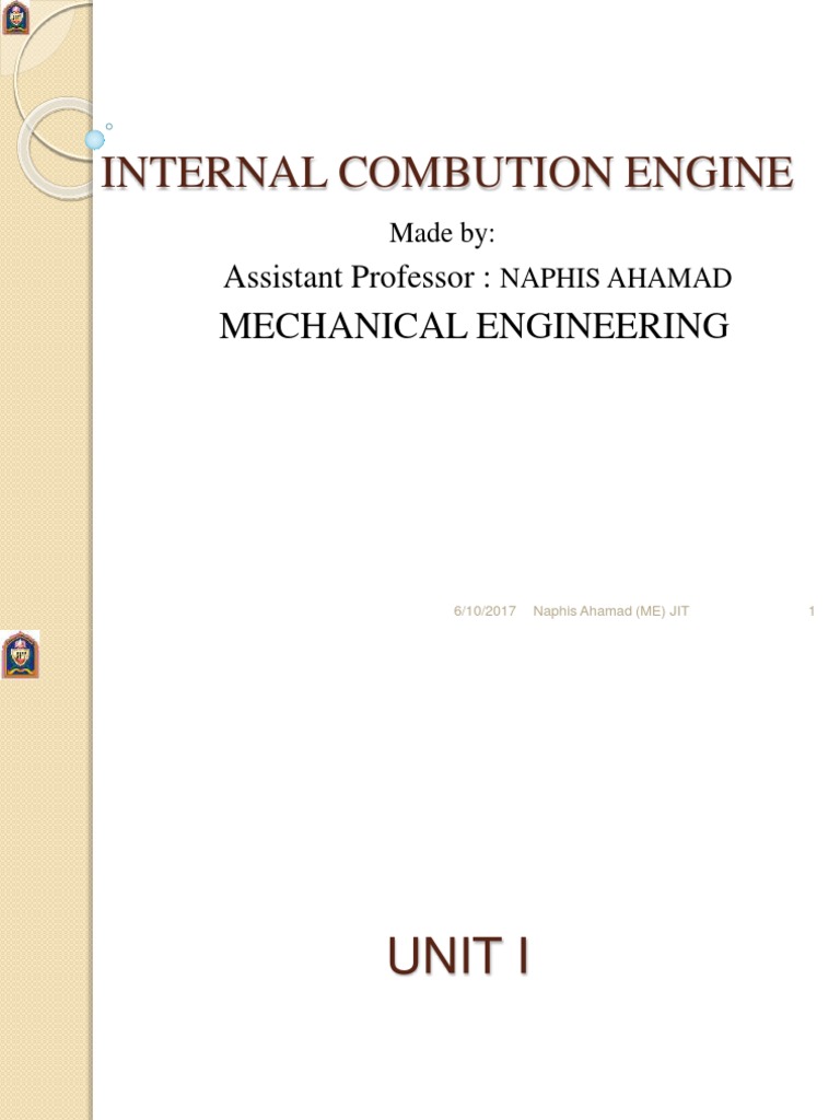 Unit1icengine 170610094917 PDF | PDF | Internal Combustion Engine ...