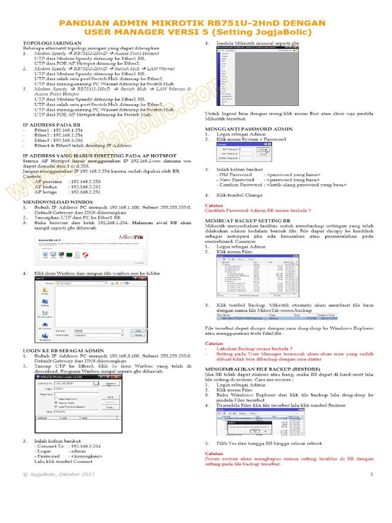 Mikrotik User Manager | PDF
