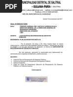 Oficio 06.2018 Constancia de Envo PVL | PDF