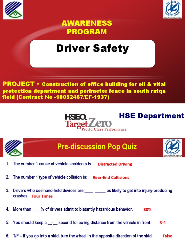 Driver Safety: Awareness Program | PDF | Traffic Collision | Driving