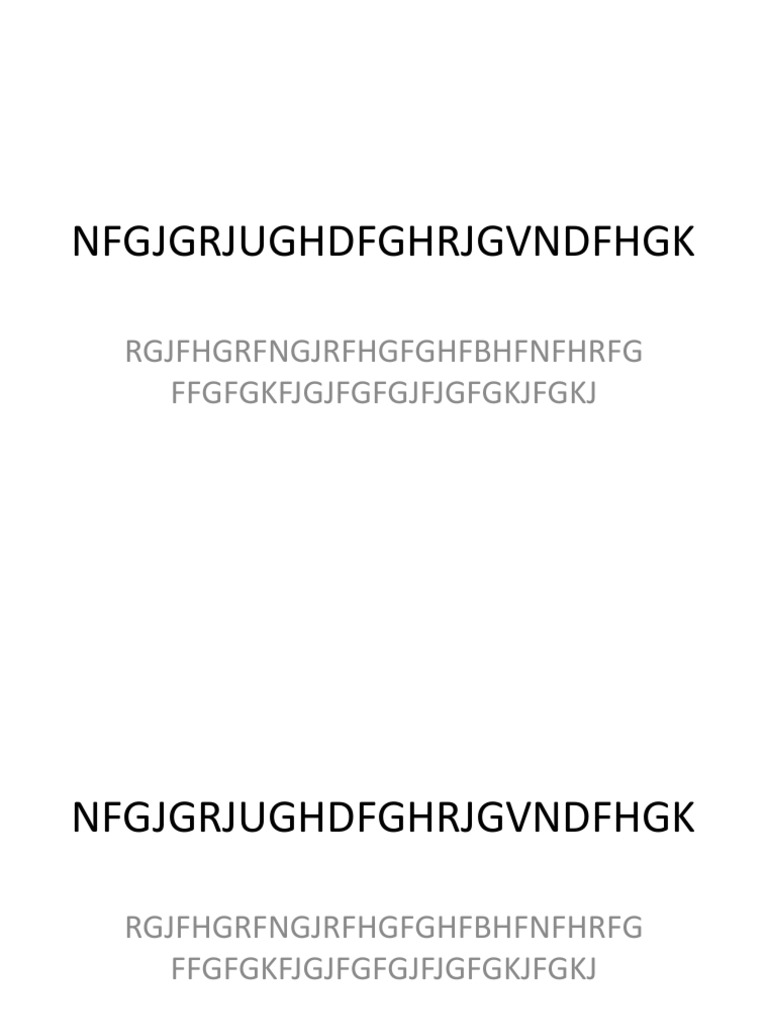 A Repeated Series of Unintelligible Code-Like Text | PDF