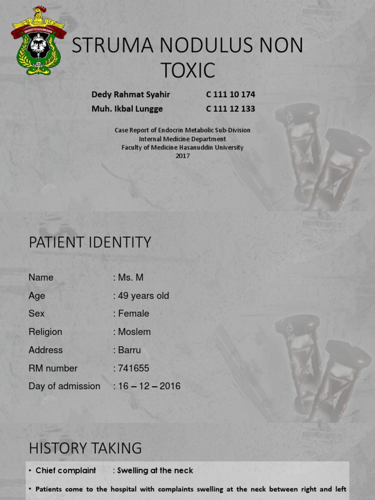 Struma Nodulus Non Toksik | PDF | Thyroid | Hyperthyroidism