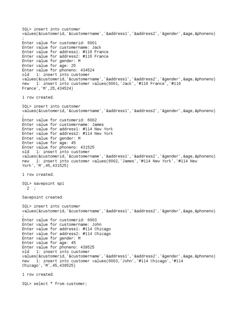 DBMS Lab 6 | PDF | Databases | Data Management