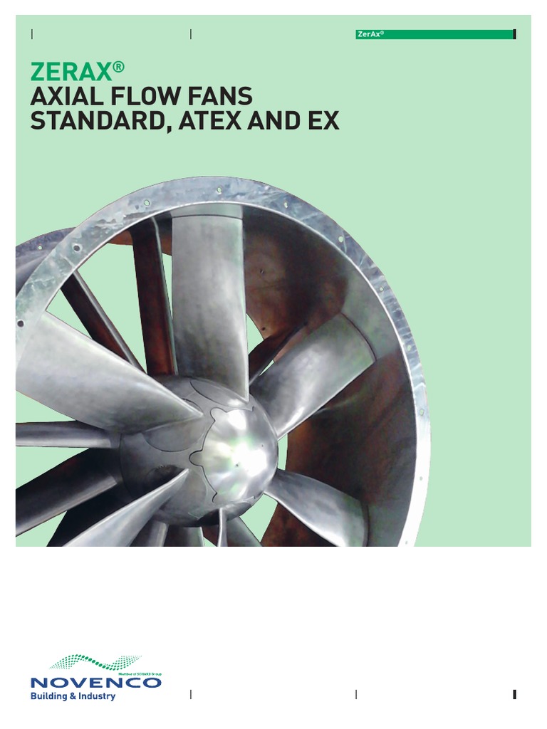 Axial Flow Fans ZerAx AZL PDF | Download Free PDF | Gas Technologies ...