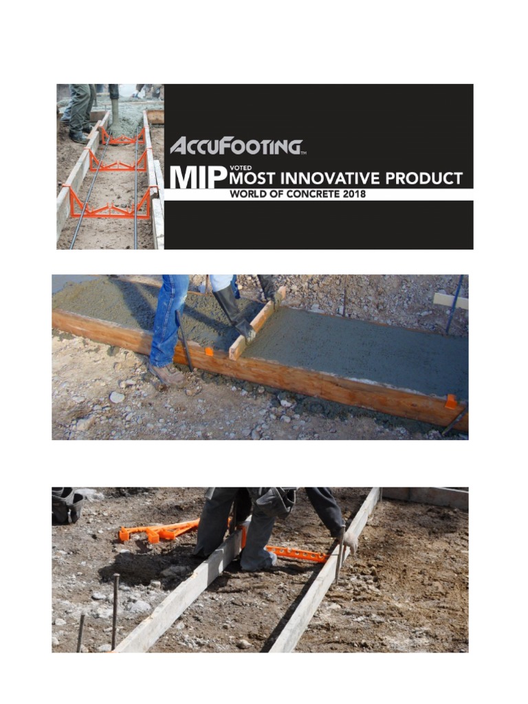 The AccuFooting Concrete Forming System Changes How Footings Are Formed ...