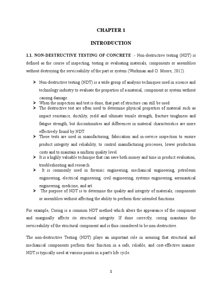 Non Destructive Testing Seminar Report | PDF | Nondestructive Testing ...