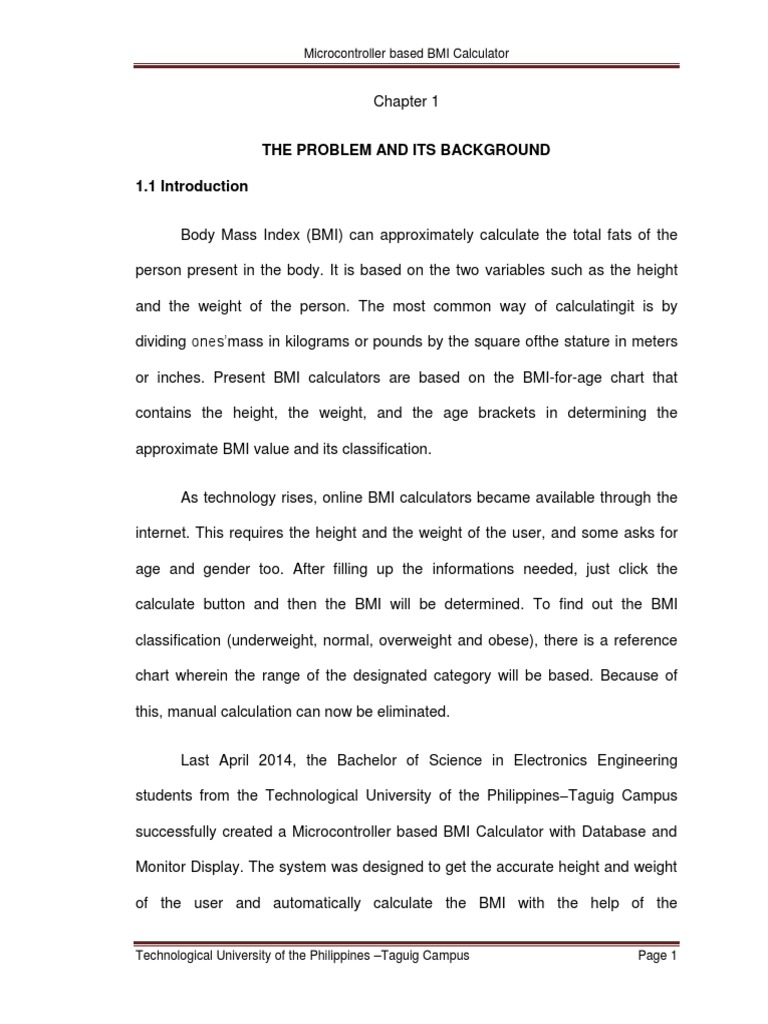 Bmi Calculator | PDF | Body Mass Index | Ultrasound