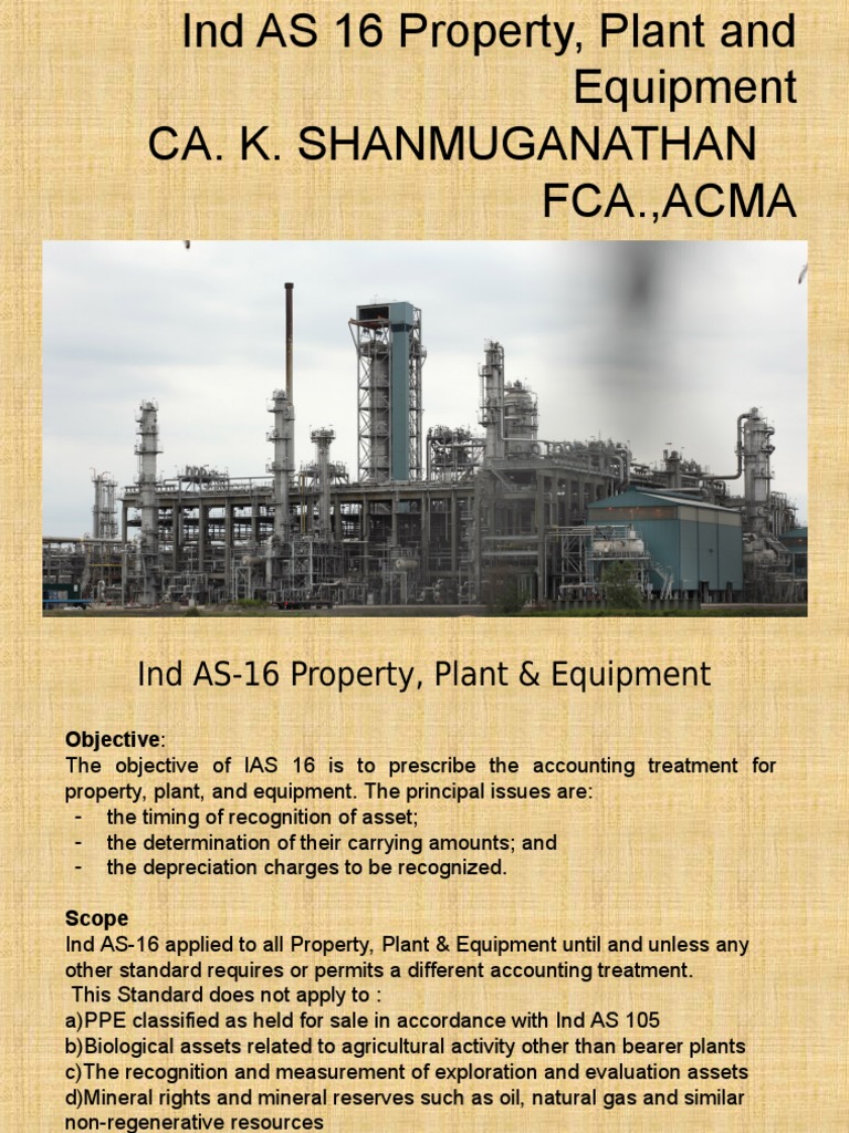 Ind AS 16 Property, Plant & Equipment Guide (38 | PDF | Depreciation ...