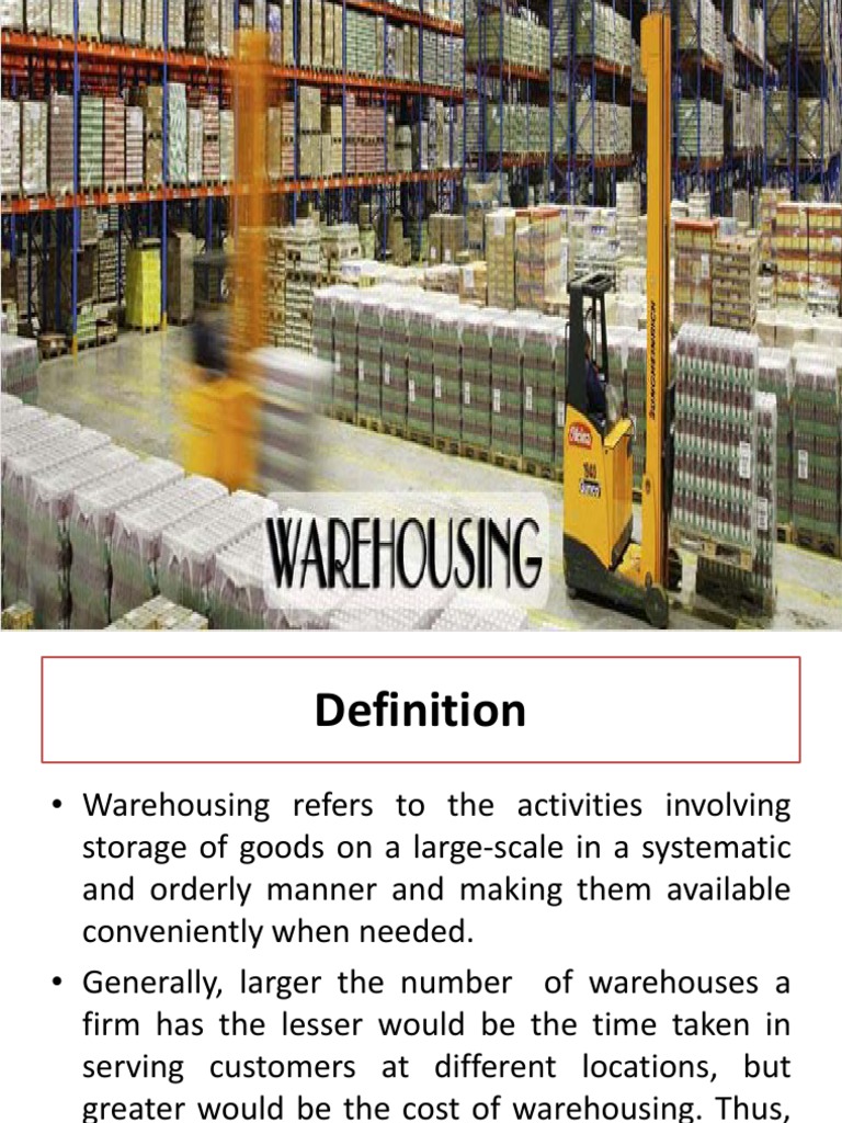 Warehousing | PDF | Warehouse | Inventory