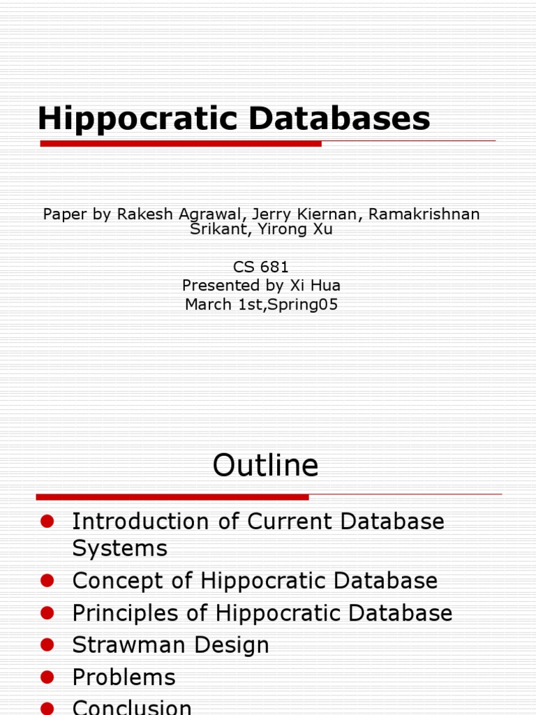 Hippocratic | PDF | Databases | Information Sensitivity