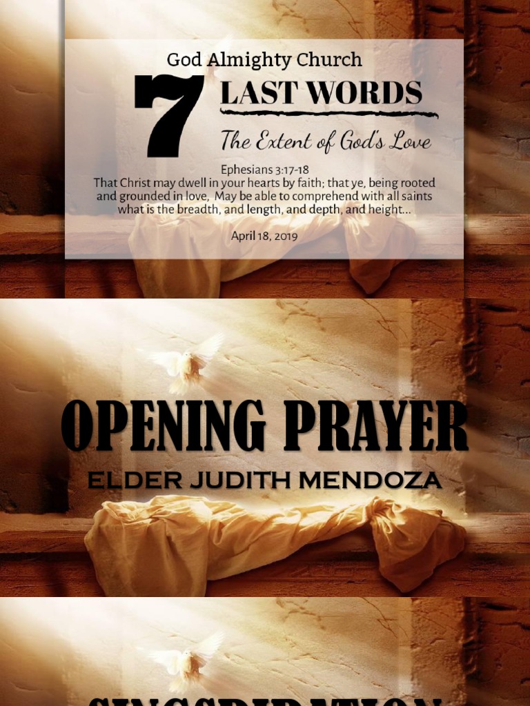 Seven Last Words | PDF