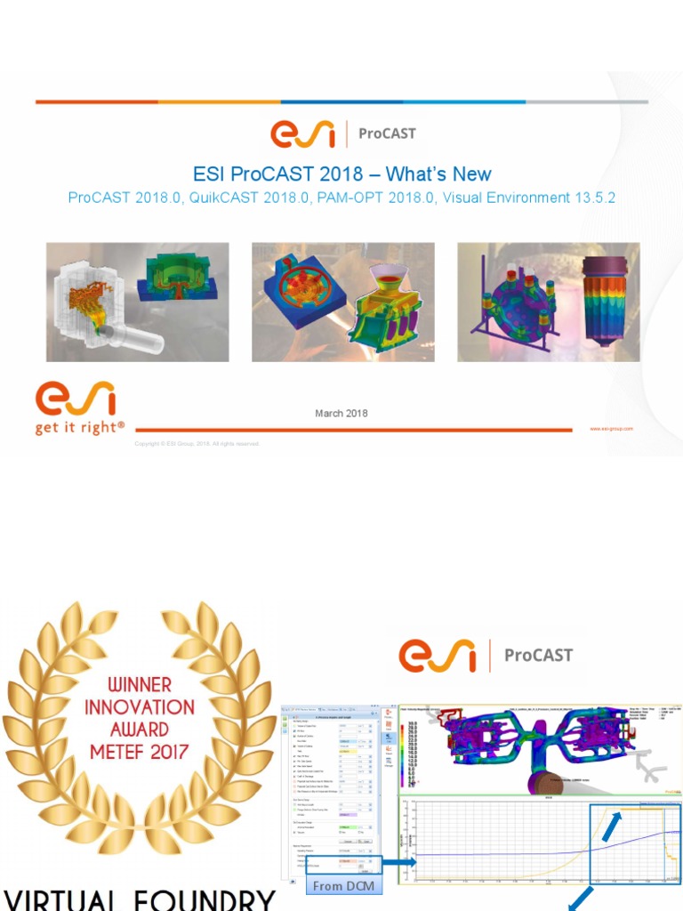 ProCAST 2018.0 WhatsNew | PDF | Casting (Metalworking) | Porosity