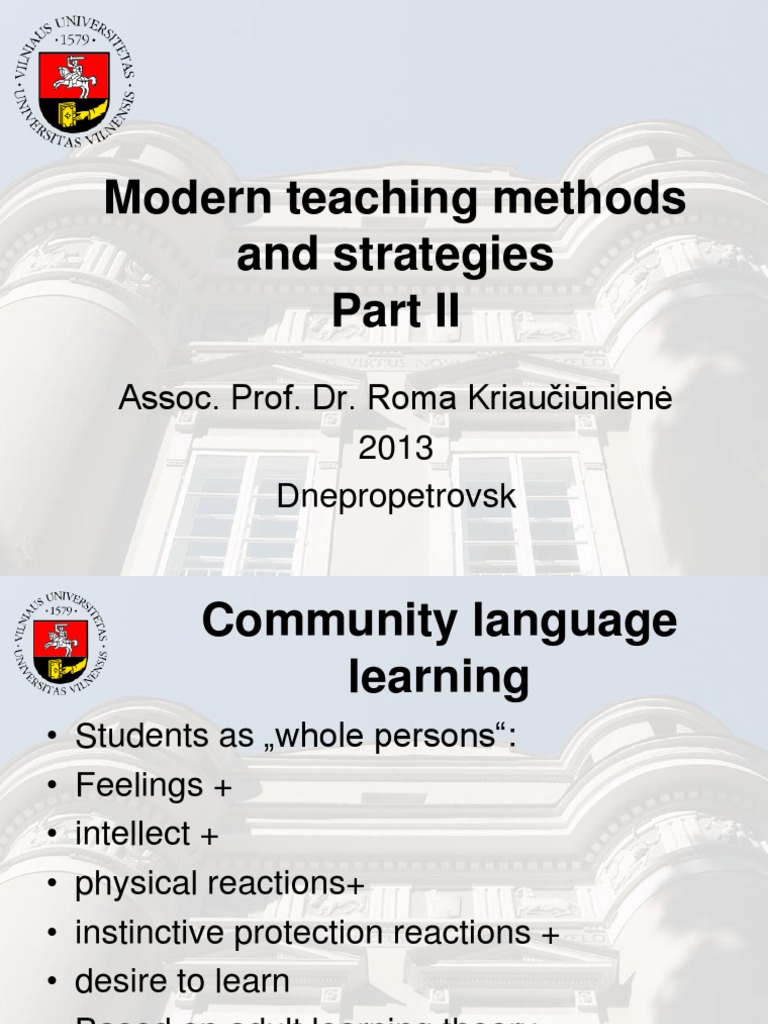 Modern Teaching Methods and Strategies II | PDF | Human Communication ...