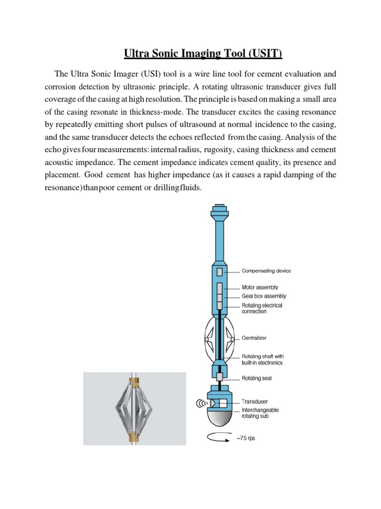Ultra Sonic Imaging Tool (USIT) | PDF
