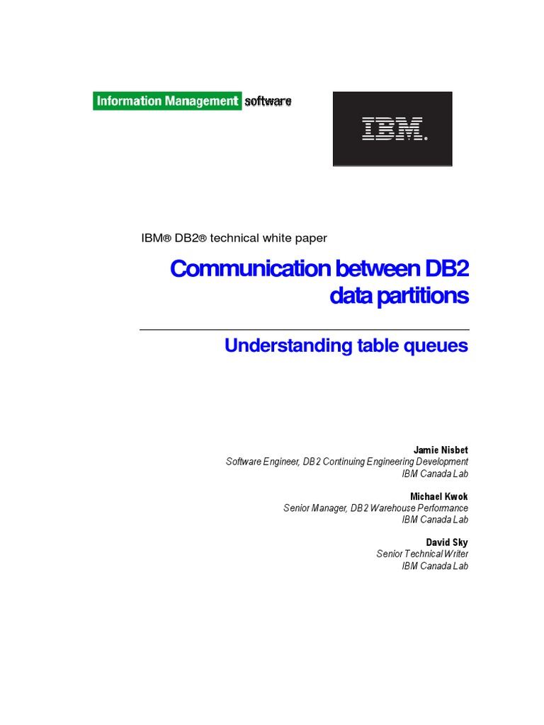Understanding Table Queues | PDF | Ibm Db2 | Table (Database)