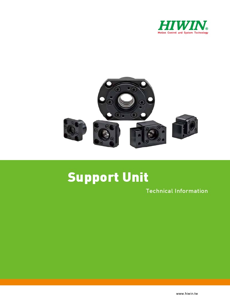 Hiwin Support Units PDF | PDF | Nut (Hardware) | Bearing (Mechanical)