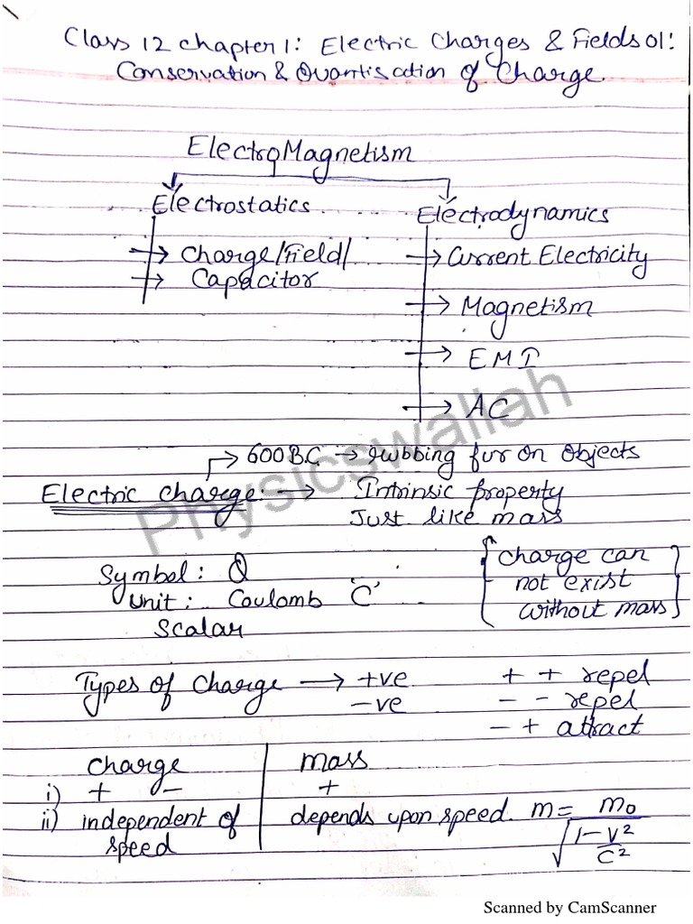 Electrostatics 01 | PDF