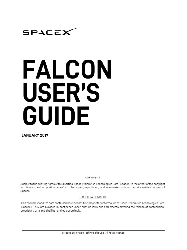 Falcon Users Guide 0219 | PDF | Falcon 9 | Space X