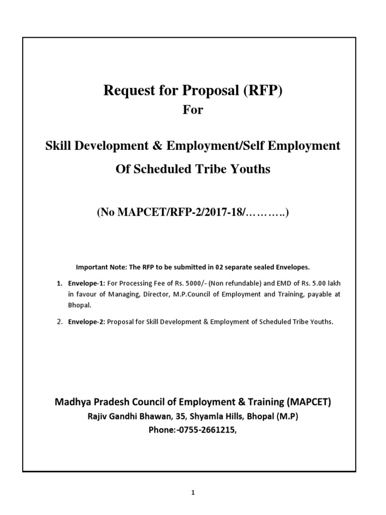 Madhya Pradesh Council of Employment Training MAPCET | PDF | Limited ...