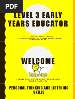 EYLF Planning Cycle PDF | PDF | Learning | Communication