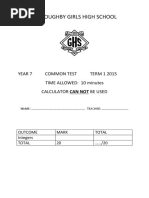 South Australian Spelling Test | PDF