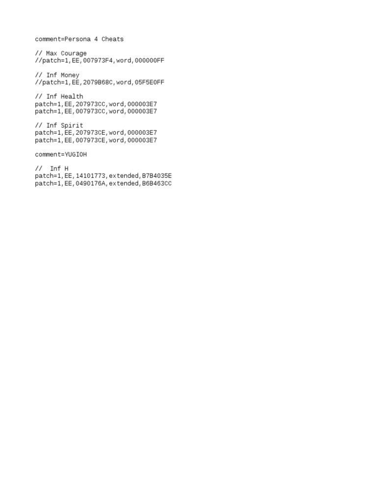 DE37E046 Pnach | PDF