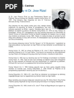 Kapanganakan, Mga Magulang, at Mga Kapatid Ni Rizal | PDF