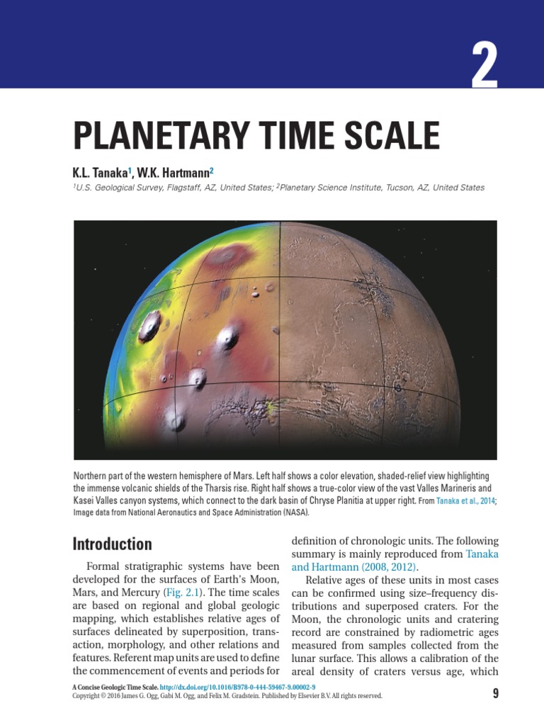 2 Planetary Time Scale 2016 A Concise Geologic Time Scale | PDF | Moon ...