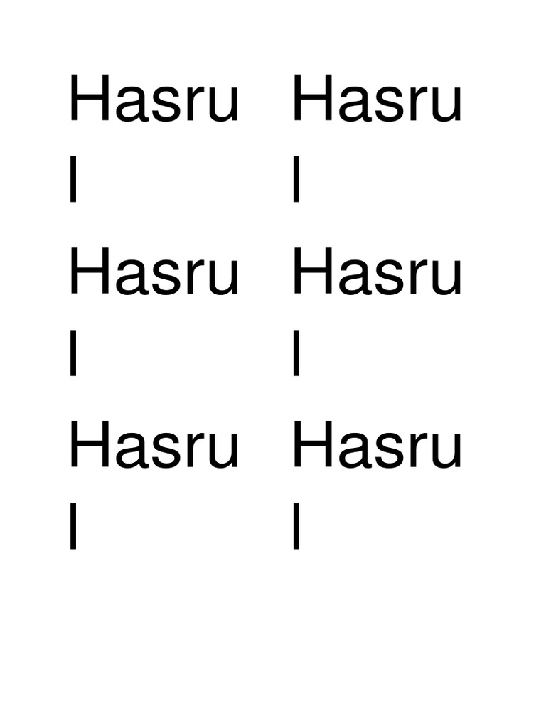 Hasru Repetition Analysis Document | PDF | Foreign Language Studies