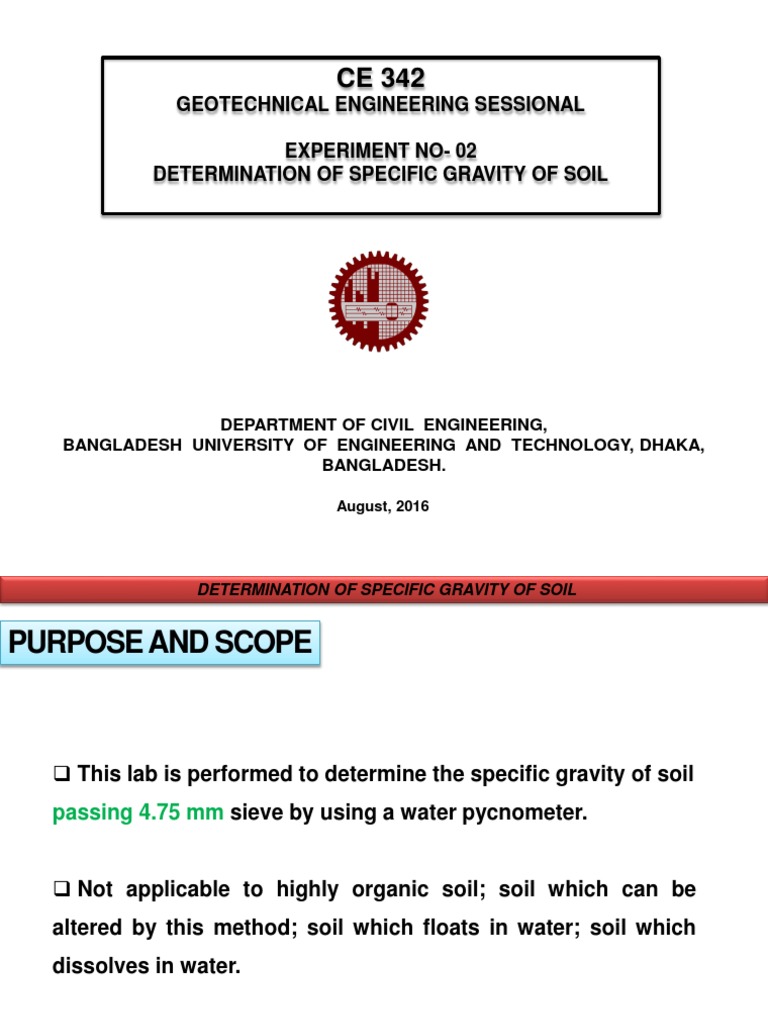 Exp 2 Specific Gravity 2 | PDF | Geotechnical Engineering | Soil