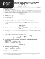 GRADE 7 1st Quarter Exam | PDF | Fraction (Mathematics) | Set (Mathematics)