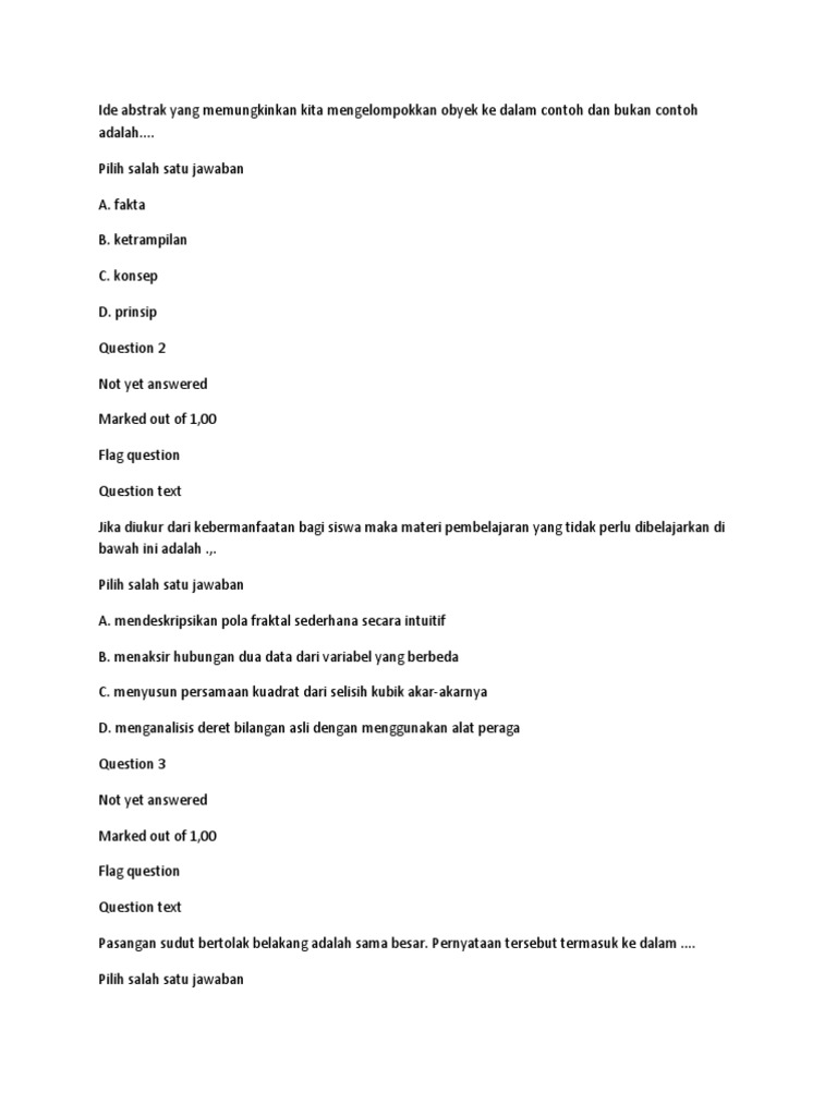 Ide Abstrak Yang Memungkinkan Kita Mengelompokkan Obyek Ke Dalam Contoh ...